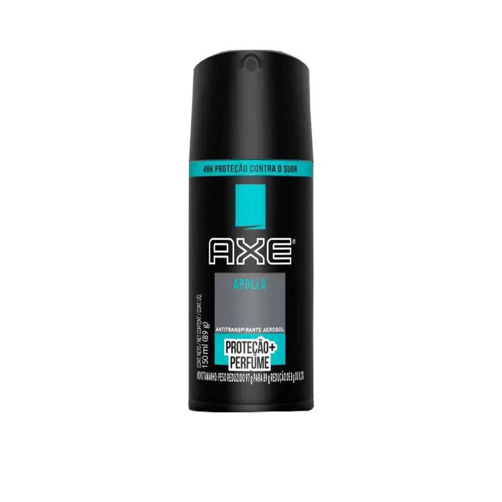 Desodorante Antitranspirante Aerosol Axe Apollo 150ml | Shopee Brasil