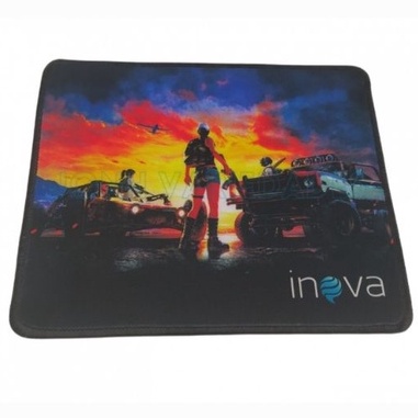 Mouse pad gamer inova MP-8754 23x16 Cm. Costurado, Revestimento Tecido ...