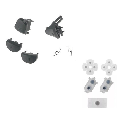 Kit Botões R1 R2 L1 L2 040 Kit Borrachas Controle Ps4 Molas | Shopee Brasil