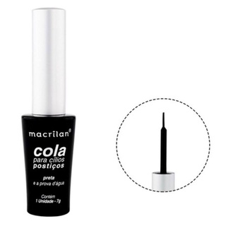 Cola Para Cílios Postiços Transparente e Preta e A Prova D'Água ...