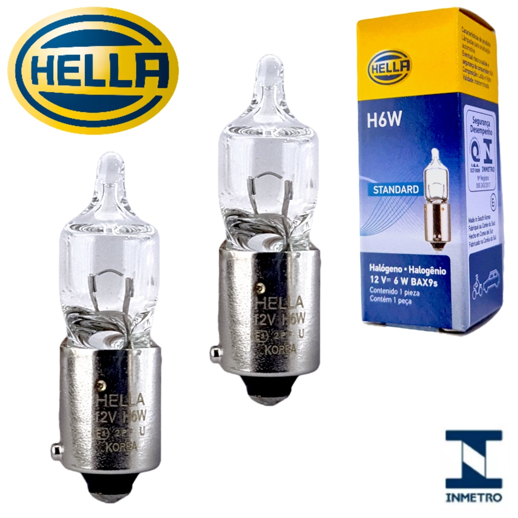 Lampada Automotiva Farol H6w Hella Par | Shopee Brasil