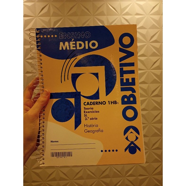 Kit c/ 5 Apostilas Objetivo 3° Ensino médio Edição 3 Terceiro bimestre ...