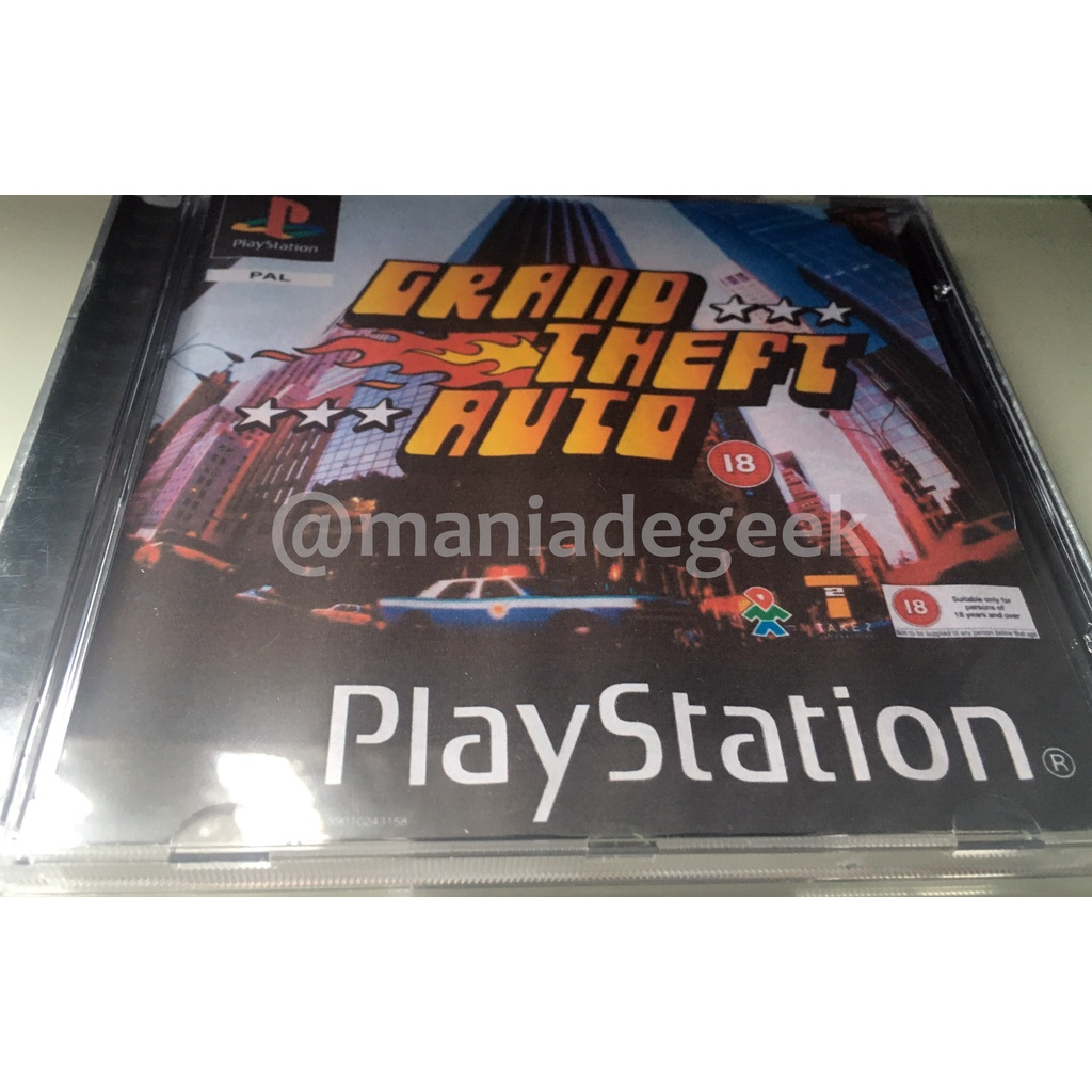Jogo Grand Theft Auto GTA 1 de Play1 PsOne | Shopee Brasil