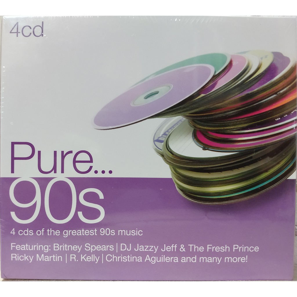 Box Pure 90s...4 CDs com os maiores hits dos anos 90 de todos os tempos ...