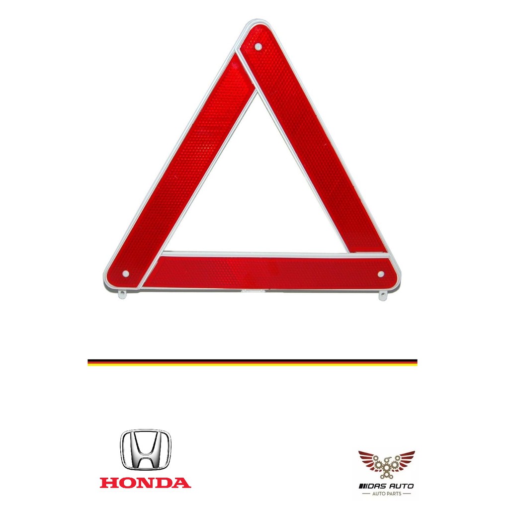 Triangulo P/ Carro - Sinalização De Segurança Honda | Shopee Brasil