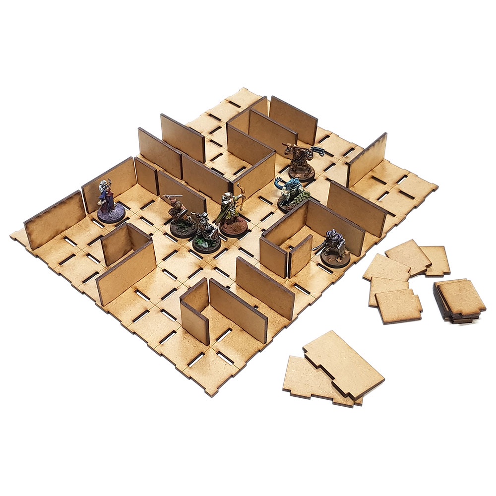 Grid Modular 3D Grid de Batalha - RPG Battle Grid D&D | Shopee Brasil