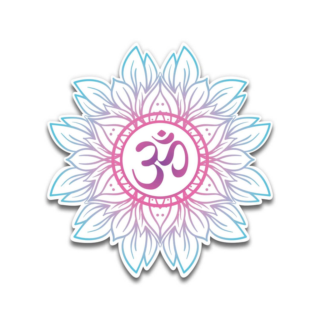 Placa Média Floral Espiritual Mantra Om MDF | Shopee Brasil