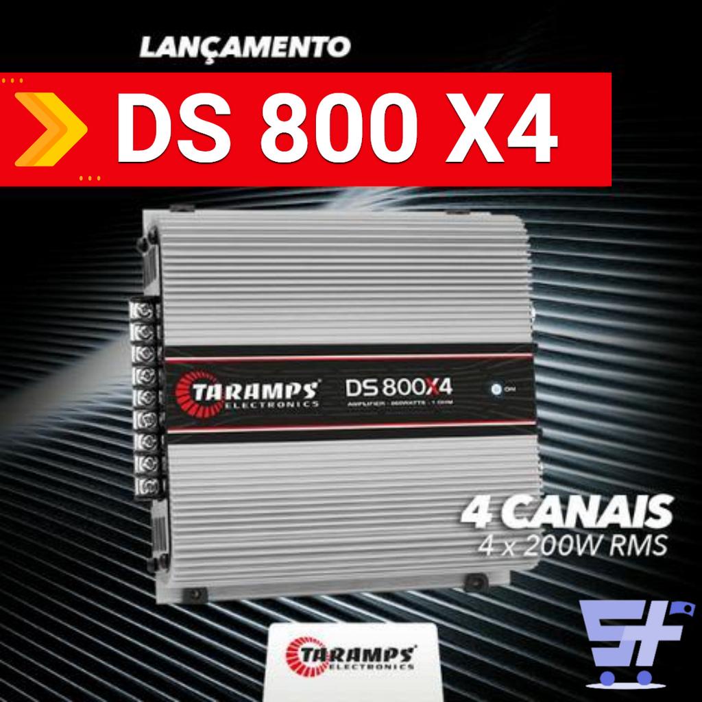 Modulo Ds 800x4 2 Oh Taramps 800 Rms Amplificador 4 Canais | Shopee Brasil