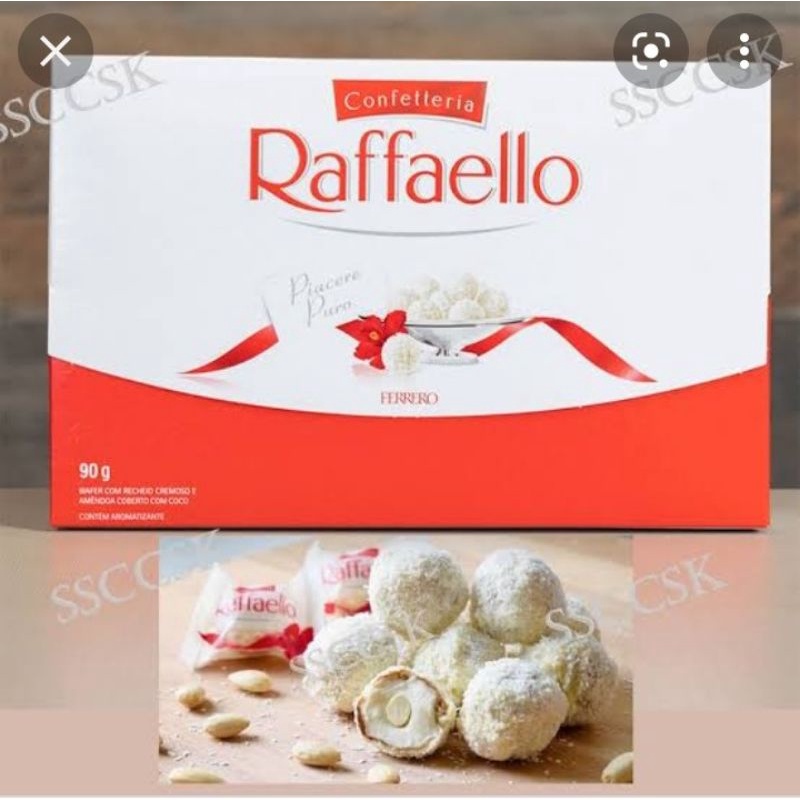 Chocolate Raffaello Caixa de 90g com 9 Bombons | Shopee Brasil