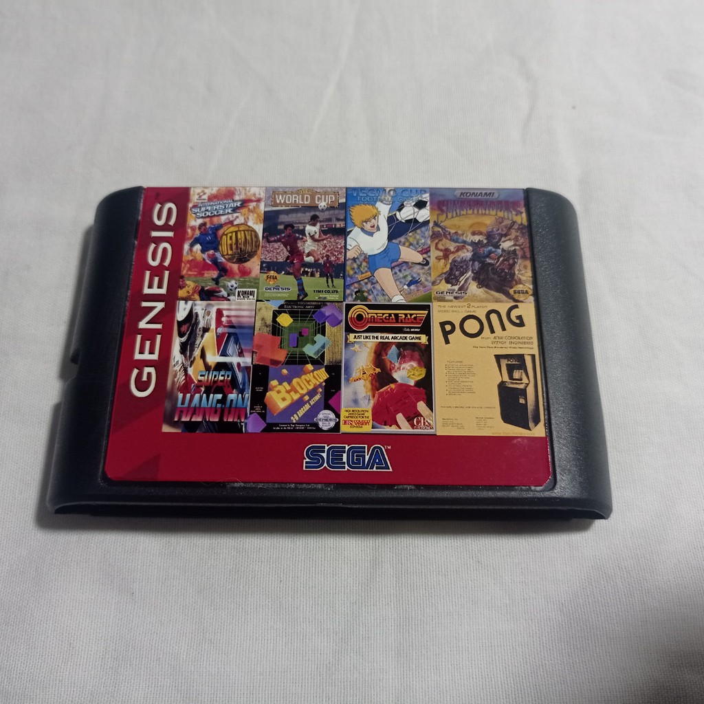 Cartucho 8 X 1 - Mega Drive Paralelo - Melhora o Preço