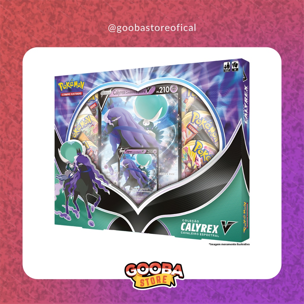 Box Calyrex Cavaleiro Espectral V | Shopee Brasil