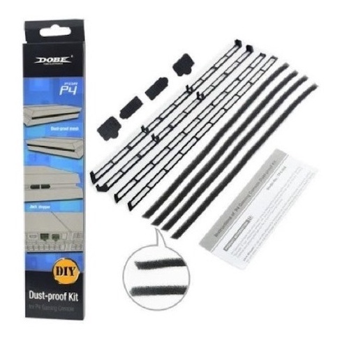 kit anti poeira plastation 4 ps4 dust proof kit | Shopee Brasil