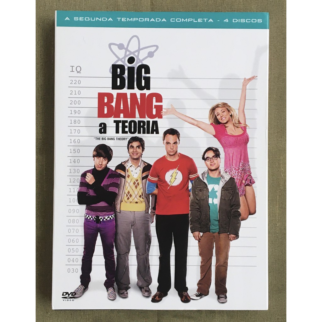 Segunda temporada completa The Big Bang a teoria DVD | Shopee Brasil