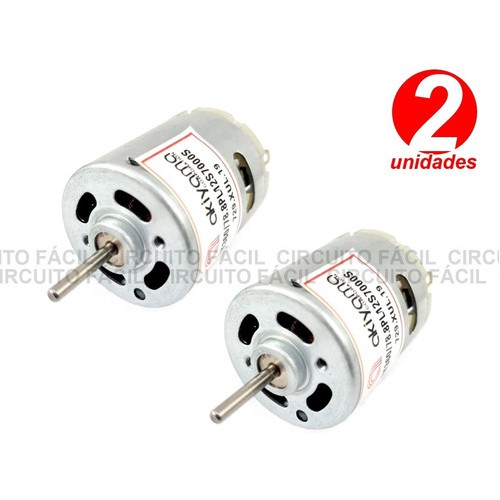 Kit 2x Motor Dc Mini 12v 7000rpm Micro Motor Dc | Shopee Brasil