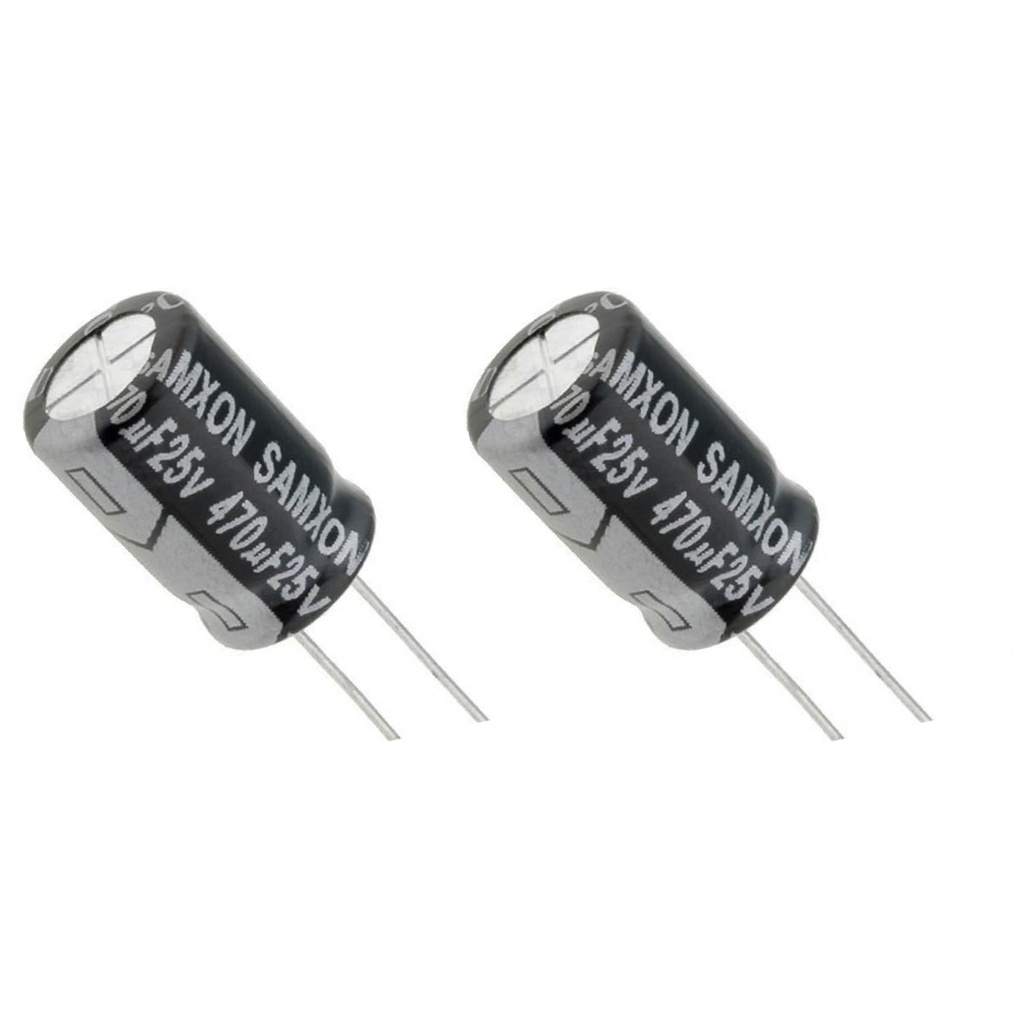 CAPACITOR ELETROLÍTICO 470UF / 25V 470UF KIT COM 50 PEÇAS OFERTA ...