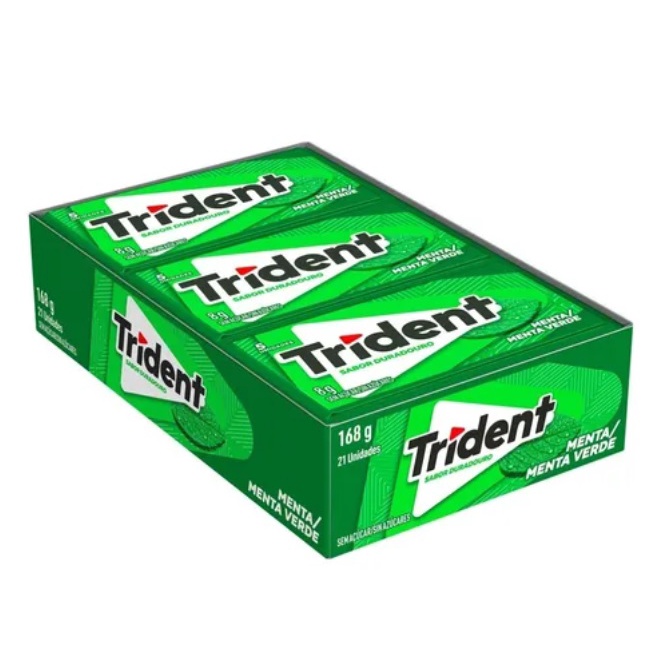Trident display C/ 21 Unidades sabores | Shopee Brasil