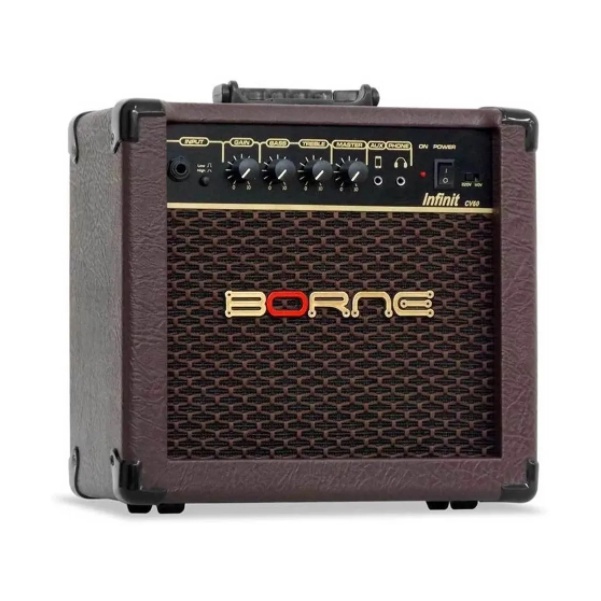 Cubo / Amplificador Borne Infinit Cv60 Combo 15W Marrom 110v/220V ...