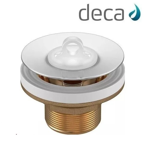 Válvula De Escoamento Deca 1602.c.pla Lavatório Cuba E Bidê | Shopee Brasil