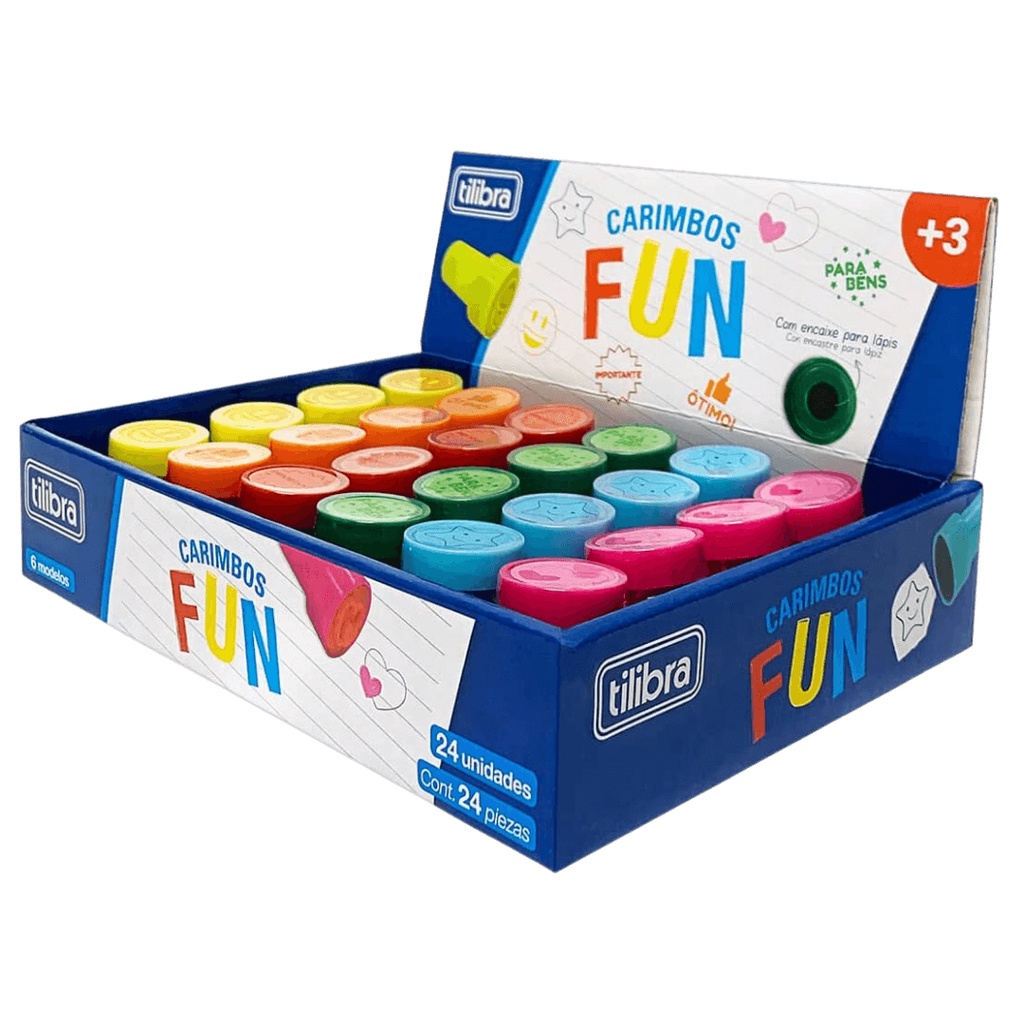 Carimbos Fun - Tilibra | Shopee Brasil