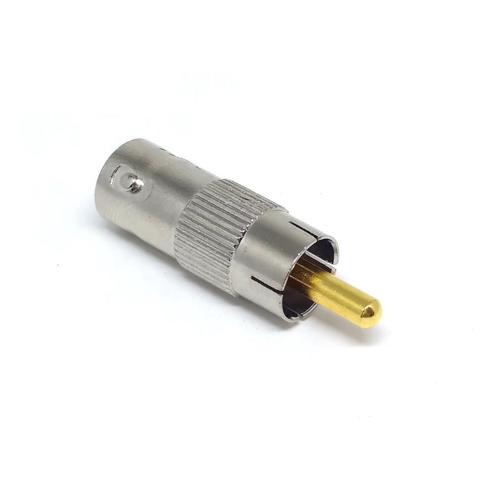 Conector Adaptador BNC Femea X RCA Macho - Pacote 2 Unidades | Shopee Brasil