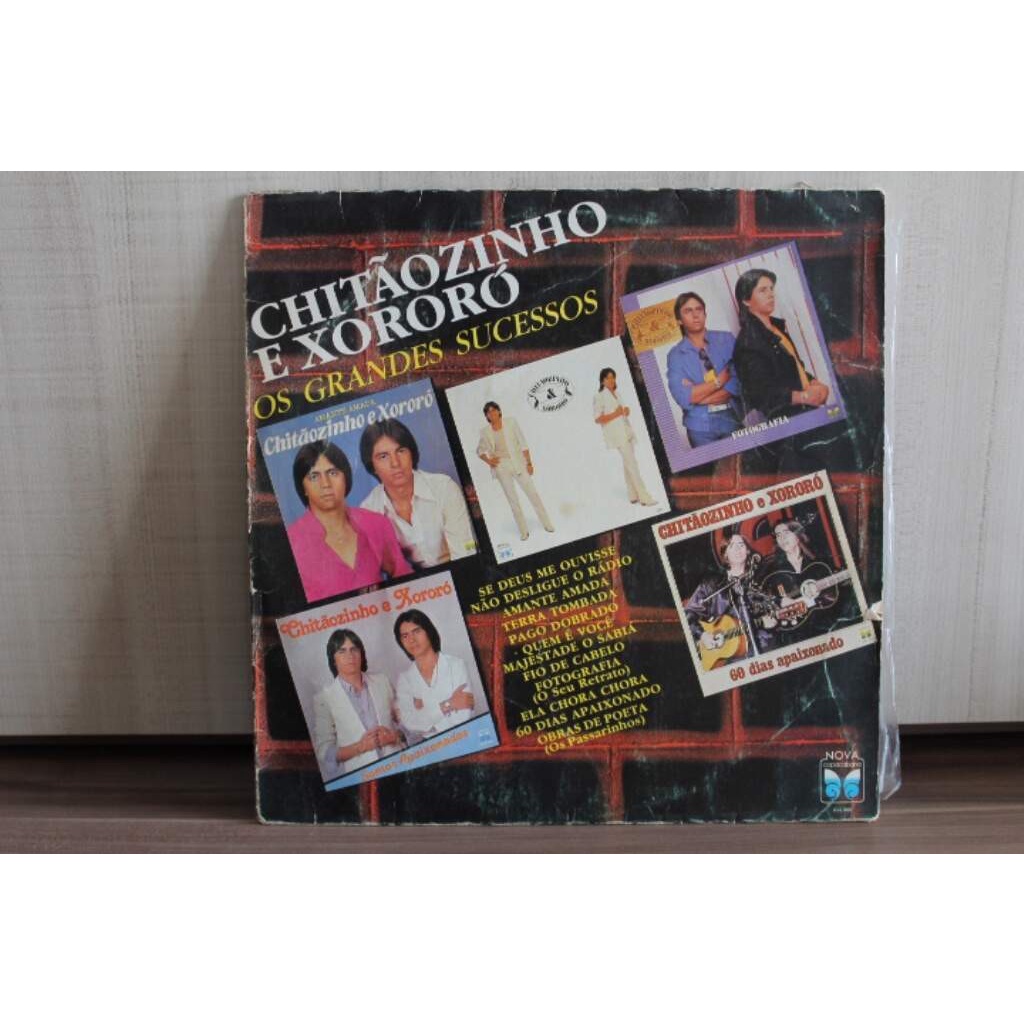 LP Chitãozinho & Xororó - Os Grandes Sucessos | Shopee Brasil