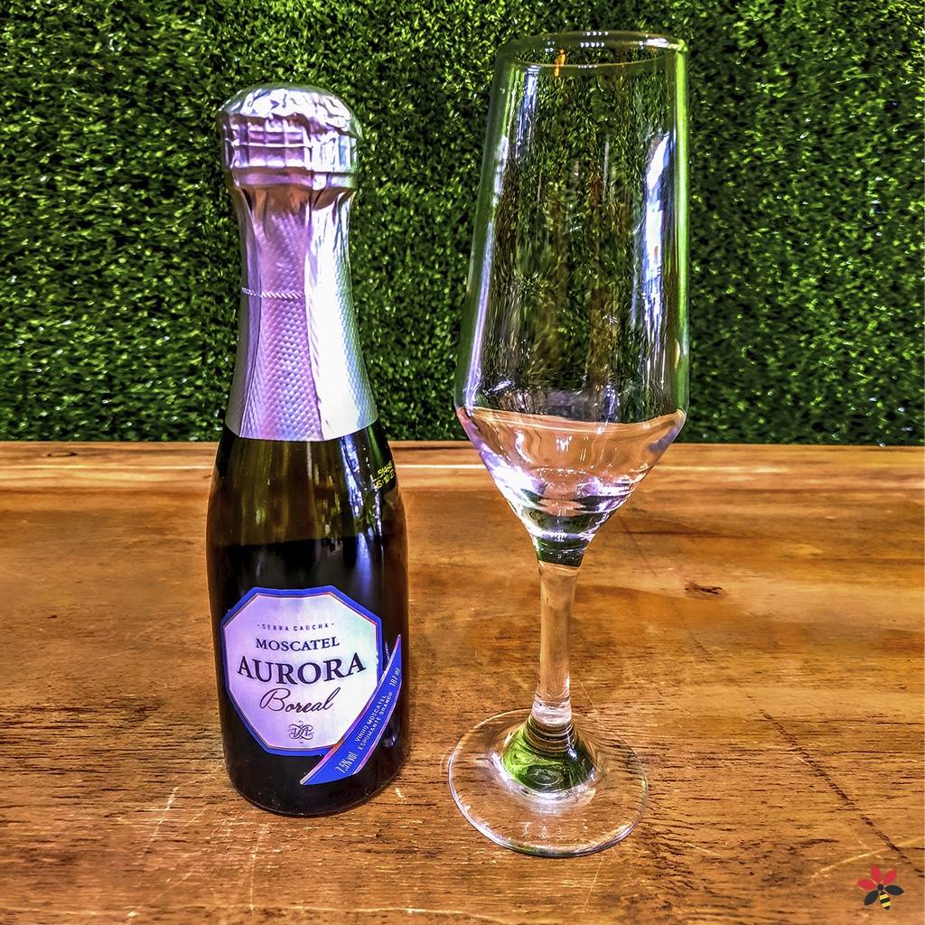 Champagne Espumante Moscatel Aurora Boreal Doce Serra Gaúcha Baby 187 ...
