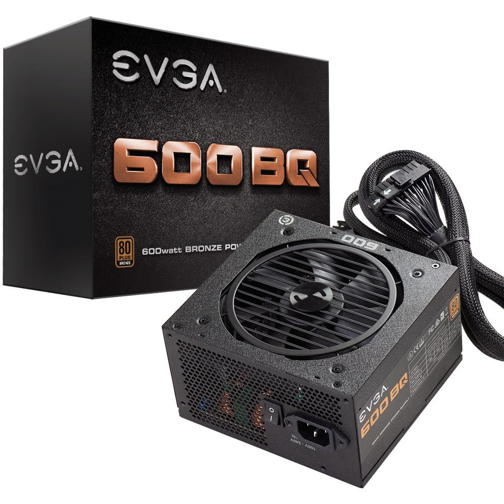 FONTE EVGA 600W 80 PLUS BRONZE PFC ATIVO SEMI MODULAR | Shopee Brasil