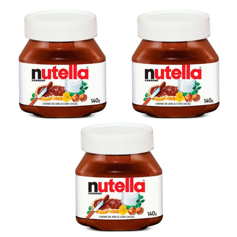 Kit Nutella Ferrero Rocher 140g | Shopee Brasil