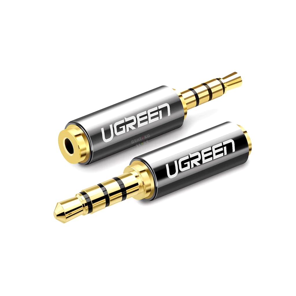Ugreen Adaptador P1 2.5mm Fêmea Para P2 3.5mm Macho | Shopee Brasil