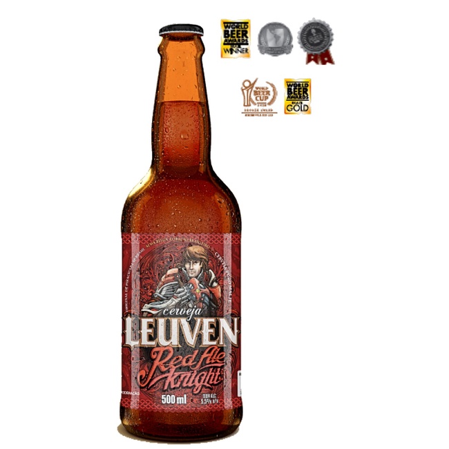 Cerveja Artesanal Leuven Red Ale Knight - 500 ml | Shopee Brasil