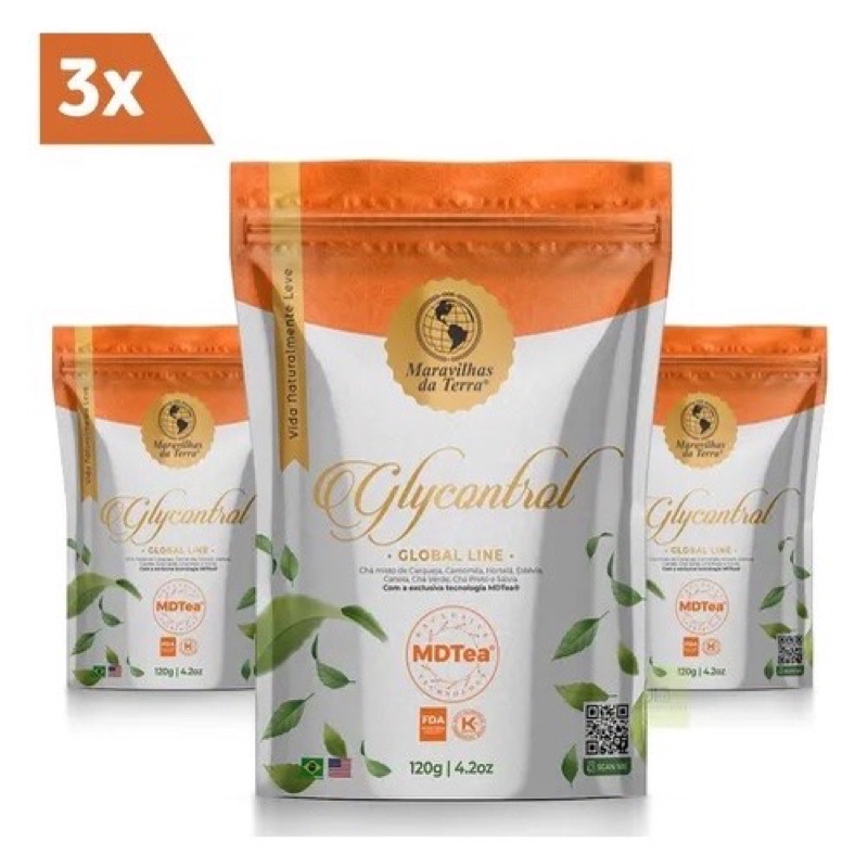 kit com 3 Glycontrol | Shopee Brasil