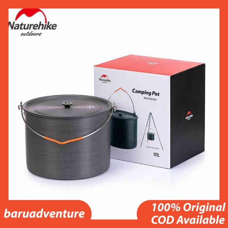 Panela De Cozinha 10l Com Naturehike Nh19cj003 Alça Original | Shopee ...