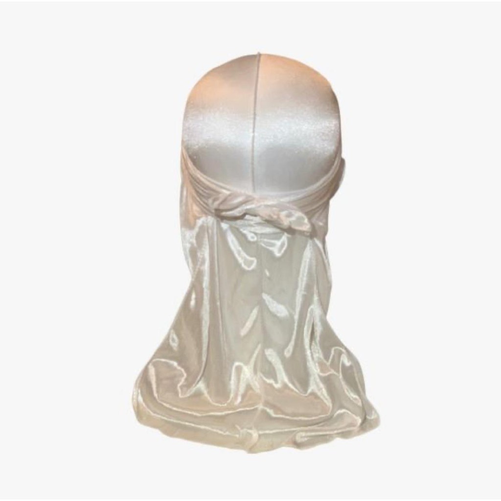 Bandana Durag Branca Waves Rap HipHop Eua 360 Waves | Shopee Brasil