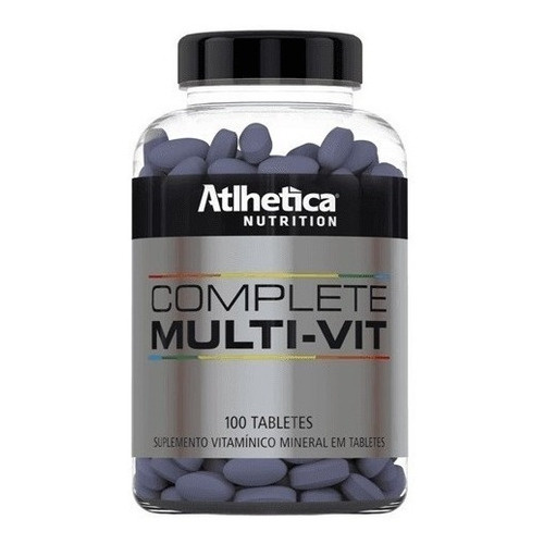 Complete Multi Vitaminico A A Z 100 Tabs Atlhetica Vitaminas | Shopee ...
