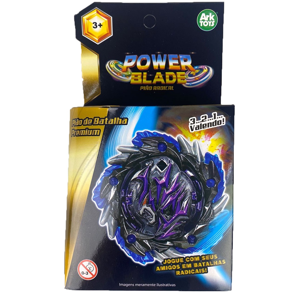 PIAO / BLADE COM LANCADOR POWER BLADE RADICAL COLORS 6 PECAS cod745 | Shopee Brasil