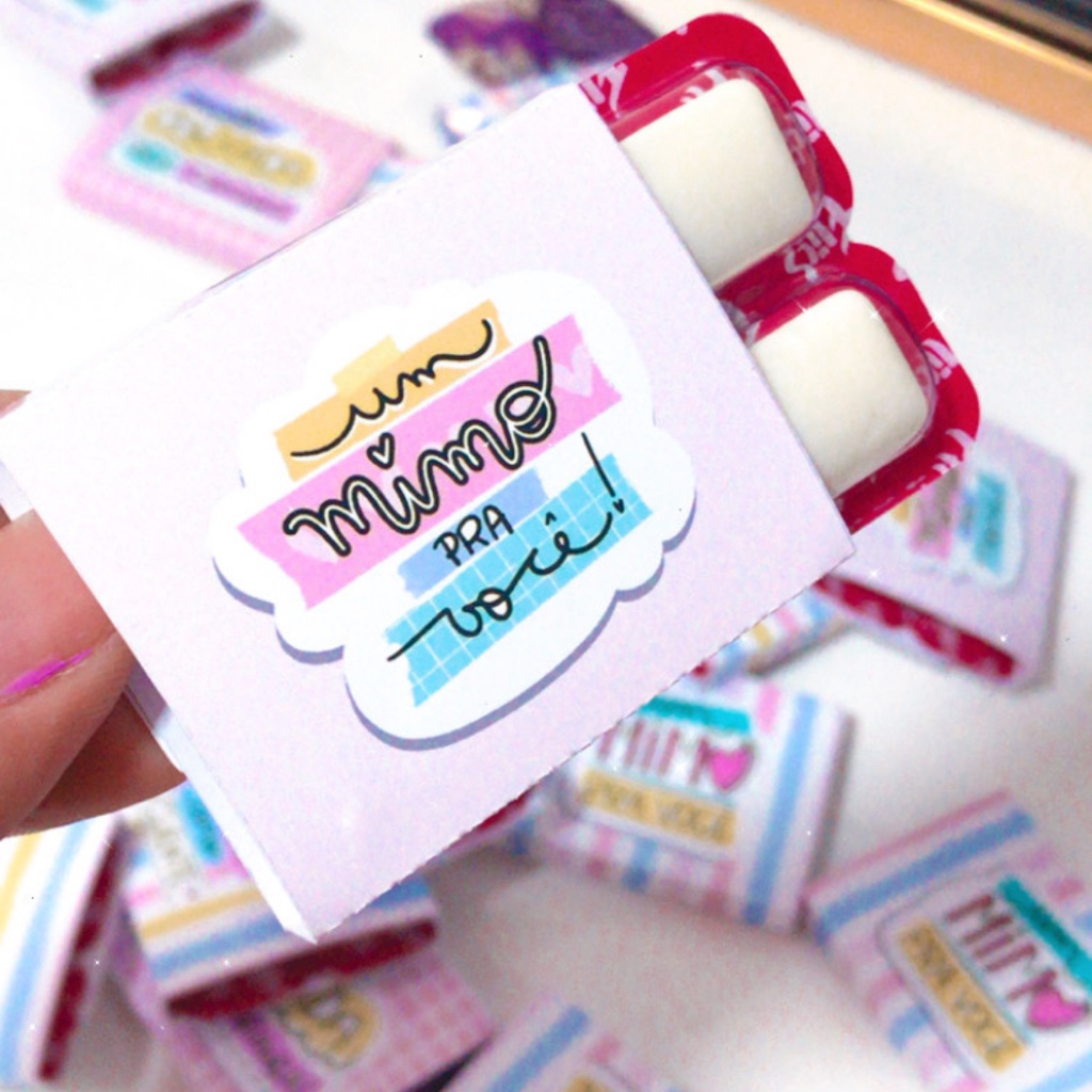 Chicletes Personalizados / Mimo para Clientes - 10 unidades | Shopee Brasil