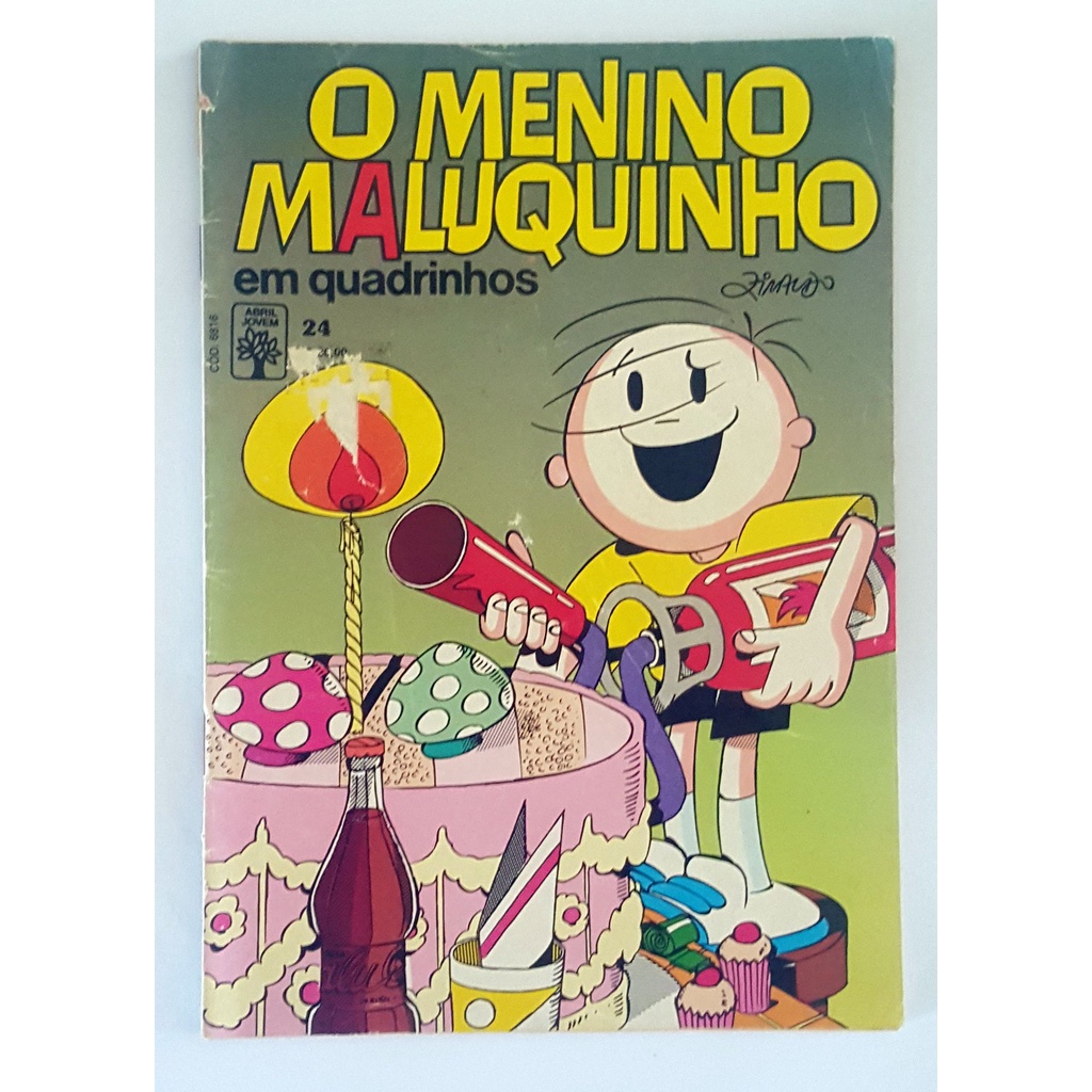 Hq Gibi O Menino Maluquinho Em Quadrinhos 24 Shopee Brasil