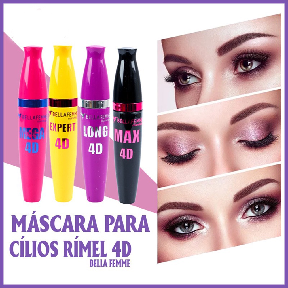 Máscara De Cílios 4D - Bella Femme | Shopee Brasil