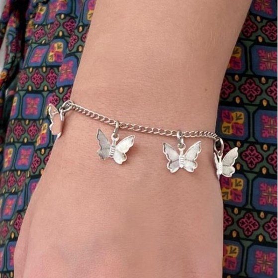 Pulseira / Tornozeleira Borboletas fly | Shopee Brasil