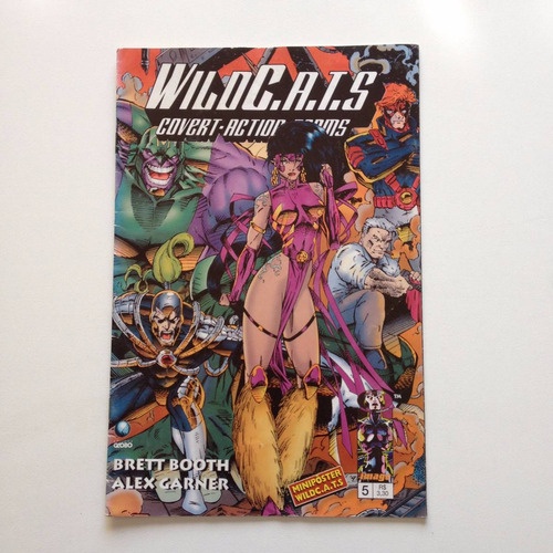 Revista Em Quadrinhos Wildc A T S Covert Action Teams N°05 V12 Shopee