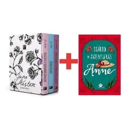 Box - Jane Austen Com 3 Livros + Diario De Anne | Shopee Brasil