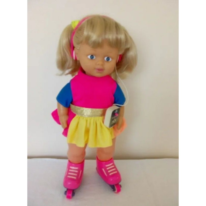 Boneca Lu Roller Patinadora - Antiga. Funcionando | Shopee Brasil