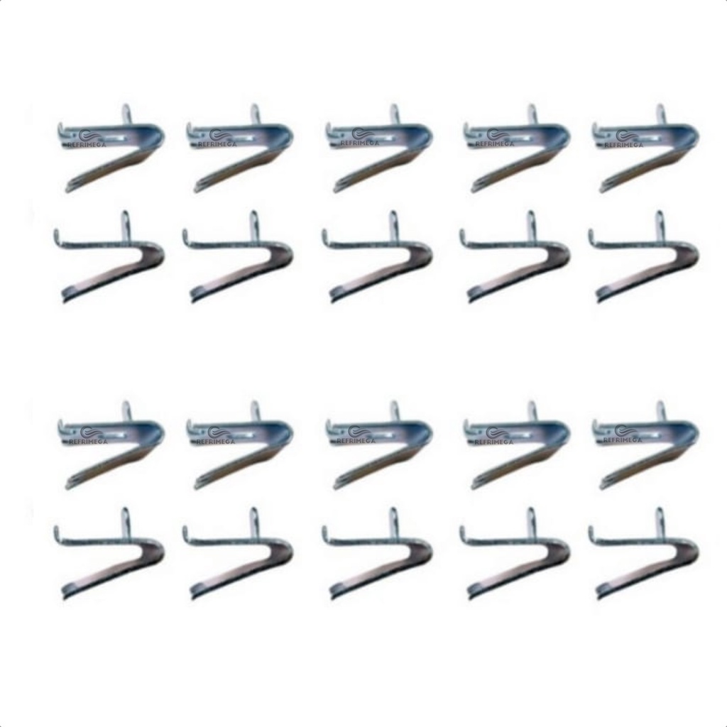 Suporte Grade Prateleira Metalfrio Imbera Hussmann 20 Peças | Shopee Brasil
