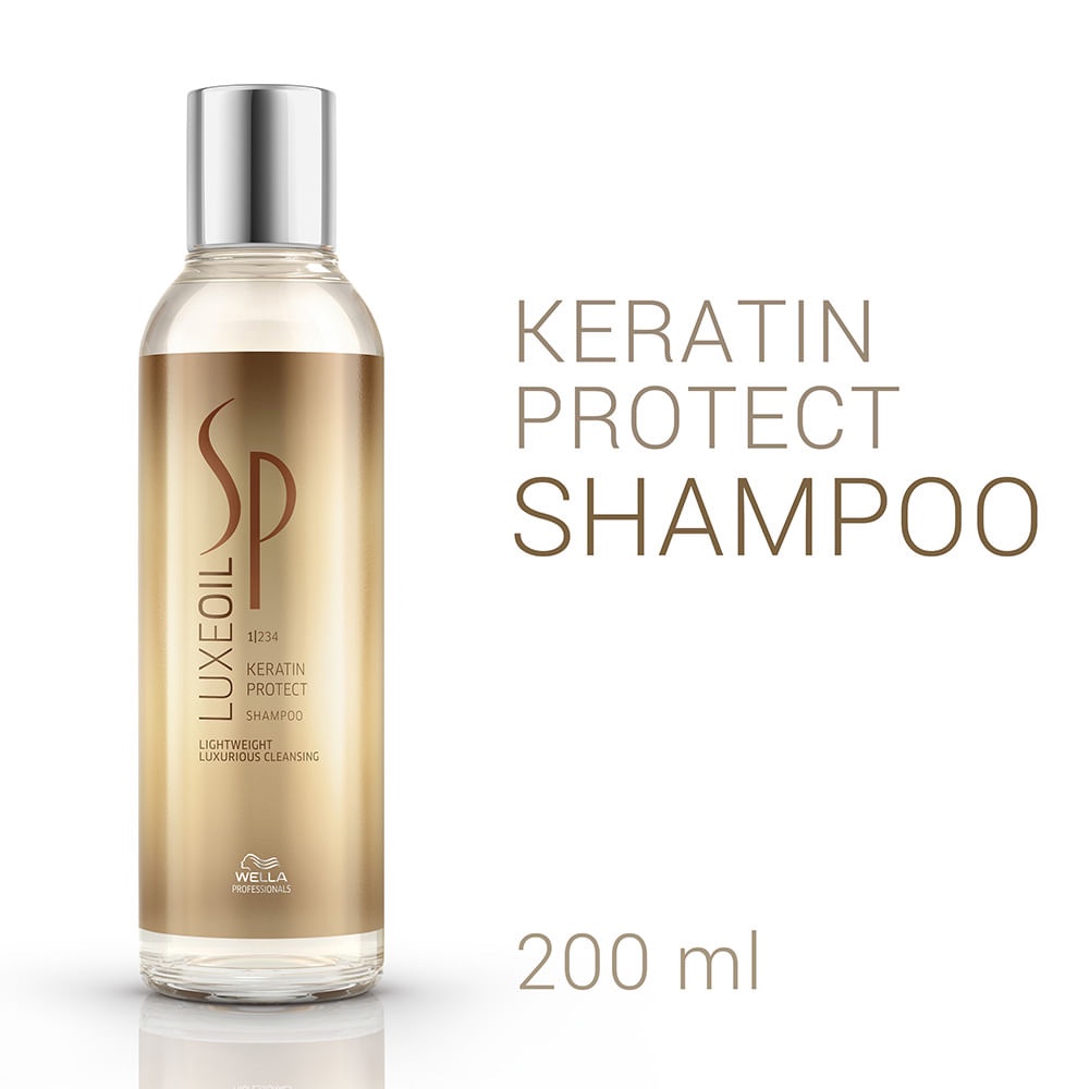 Shampoo SP System Professional Luxe Oil Keratin Protect Wella 200ml | Shopee Brasil