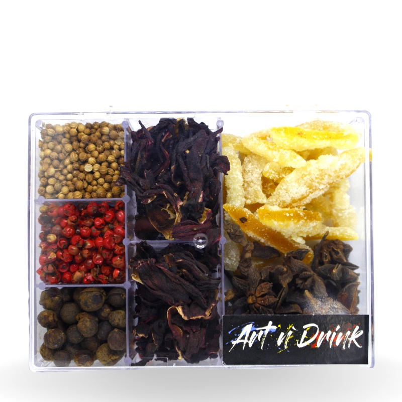Kit de Gin Tonica com 6 Especiarias Selecionadas para Gin | Shopee Brasil