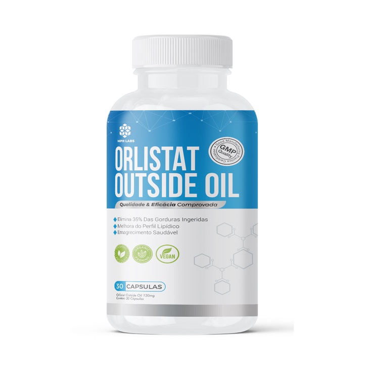 Orlistate 120mg 30 Cápsulas | Elimina 35% das Gorduras | Shopee Brasil