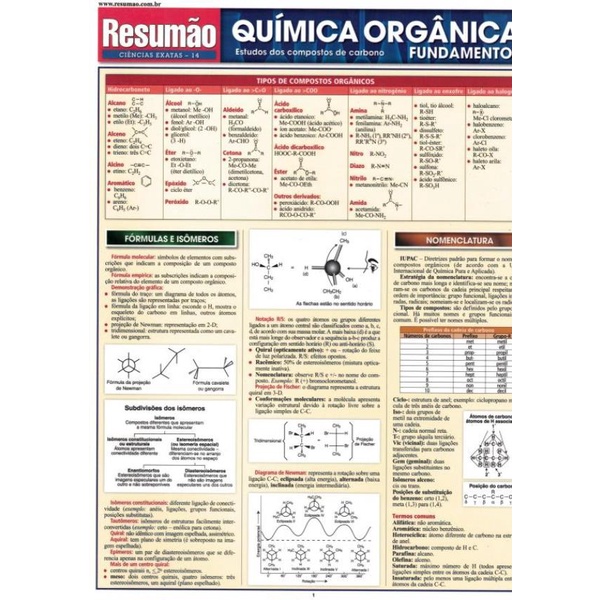 Livro Resumao Quimica Organica Fundamentos Shopee Brasil