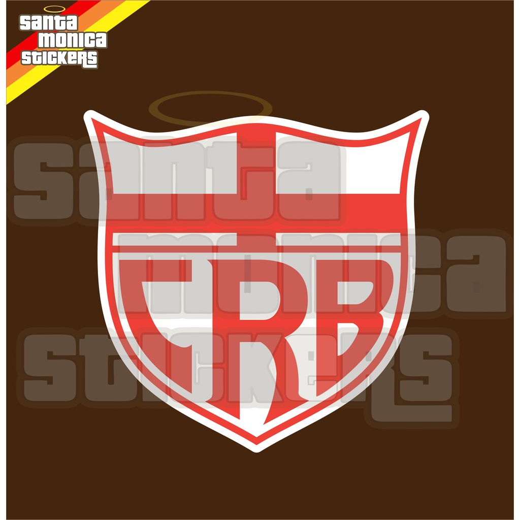 Adesivo de Futebol Escudo Emblema Clube de Regatas Brasil CRB | Shopee ...
