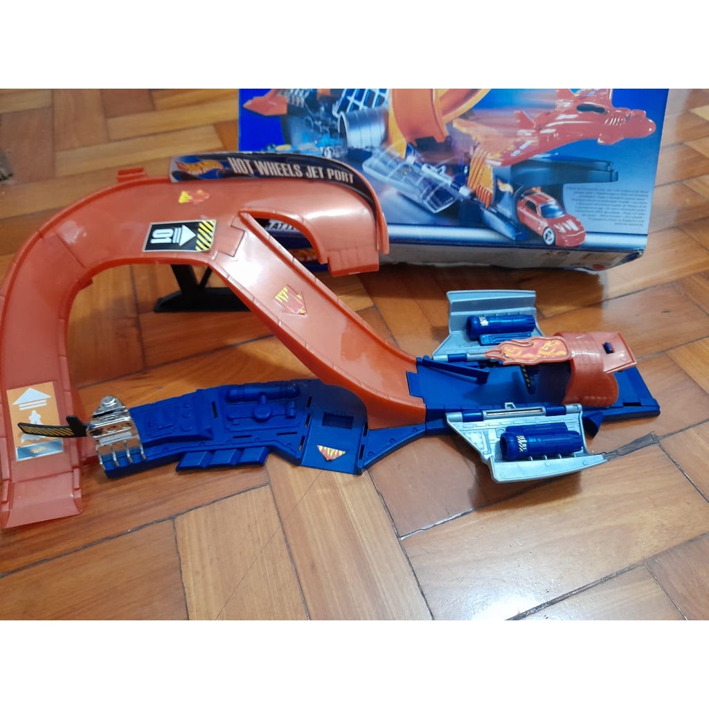 Pista de carro hot wheels - Jet Port | Shopee Brasil