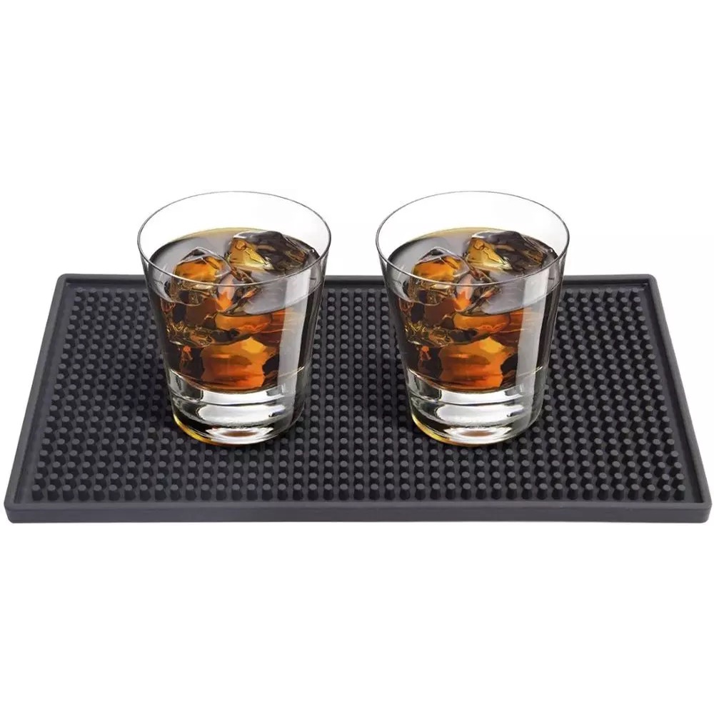 Tapete De Bar Borracha Tipo Silicone 30x45 Bar Mat Funcional | Shopee ...